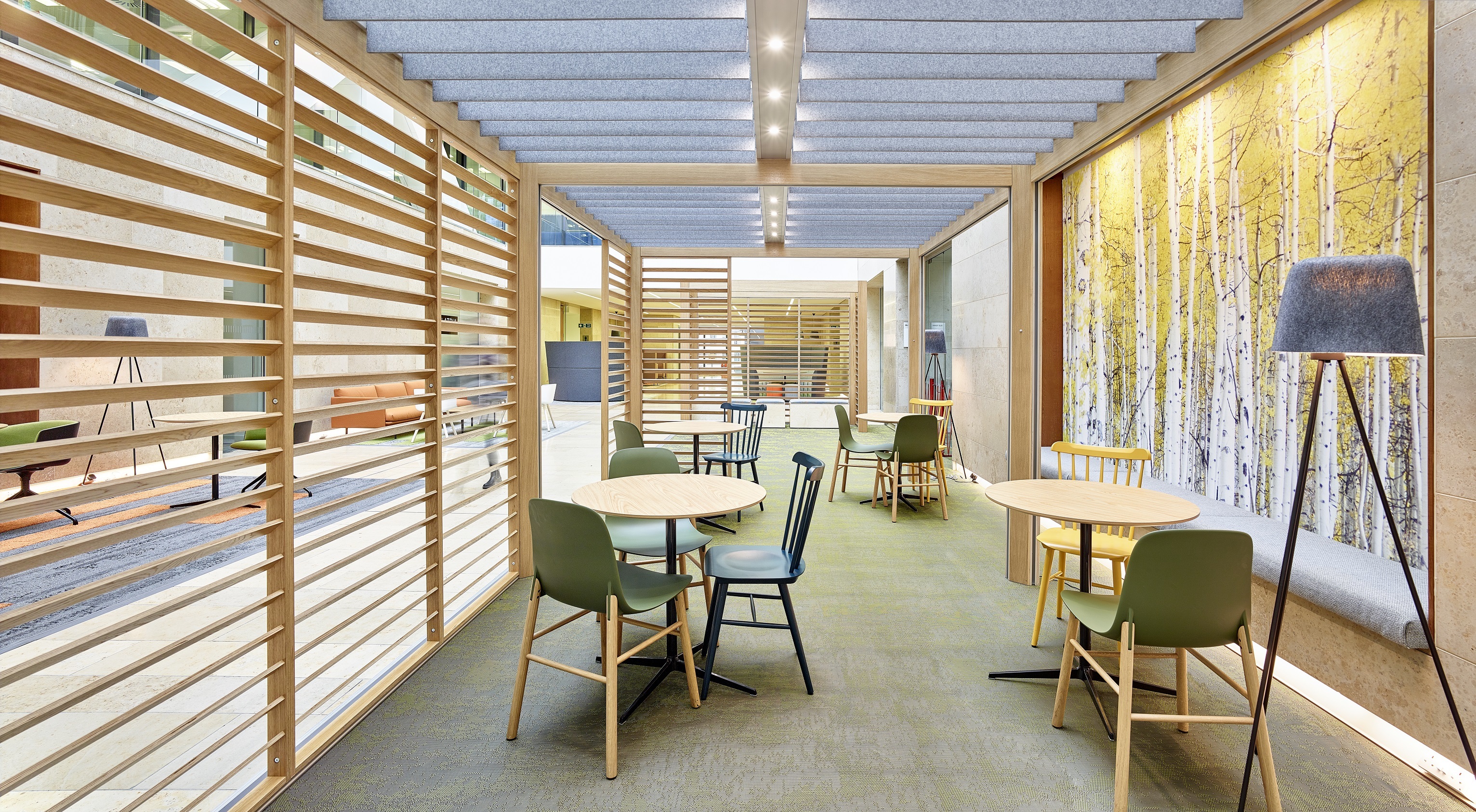 Reception space commercial interior design for Atria One,… | Form