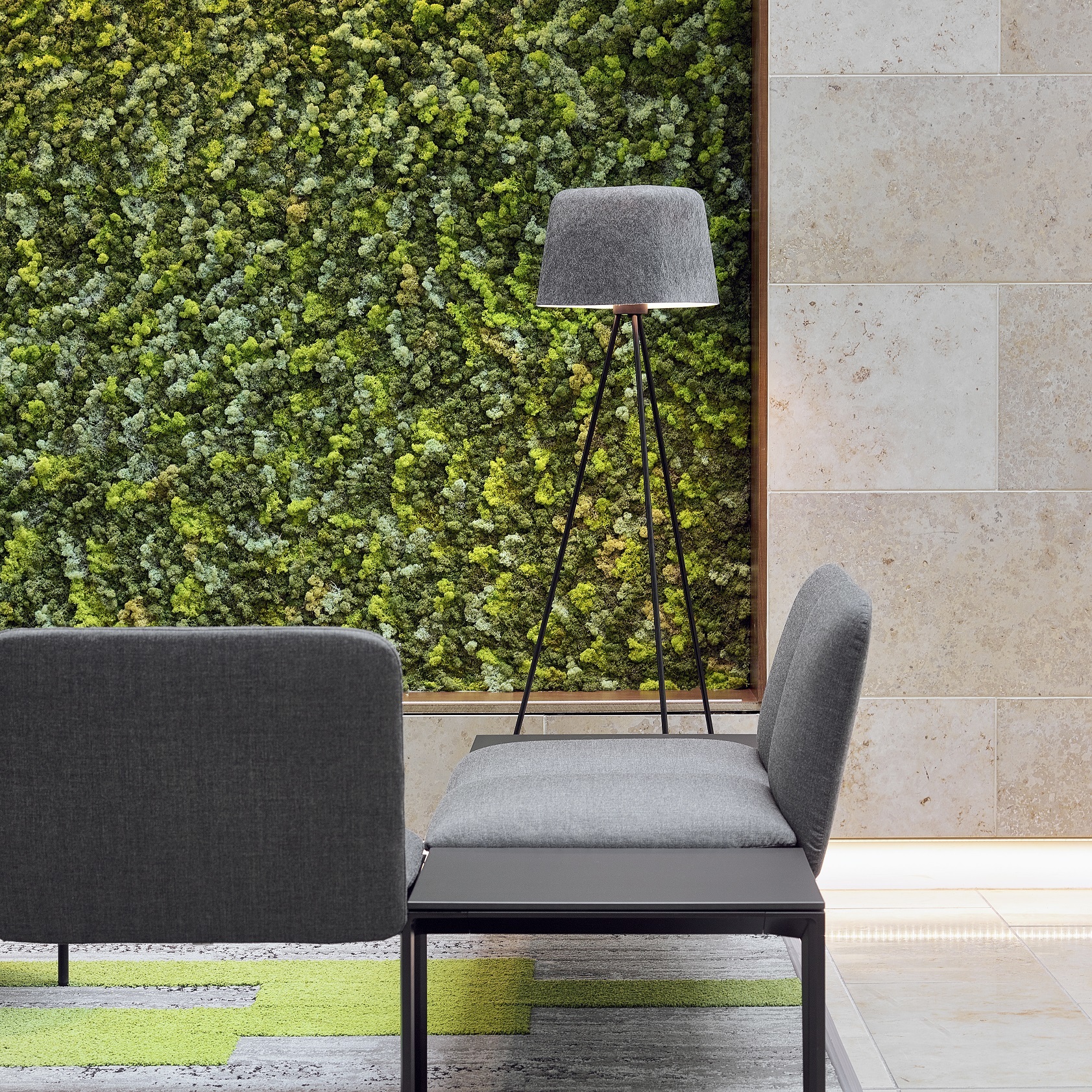 Reception space commercial interior design for Atria One,… | Form