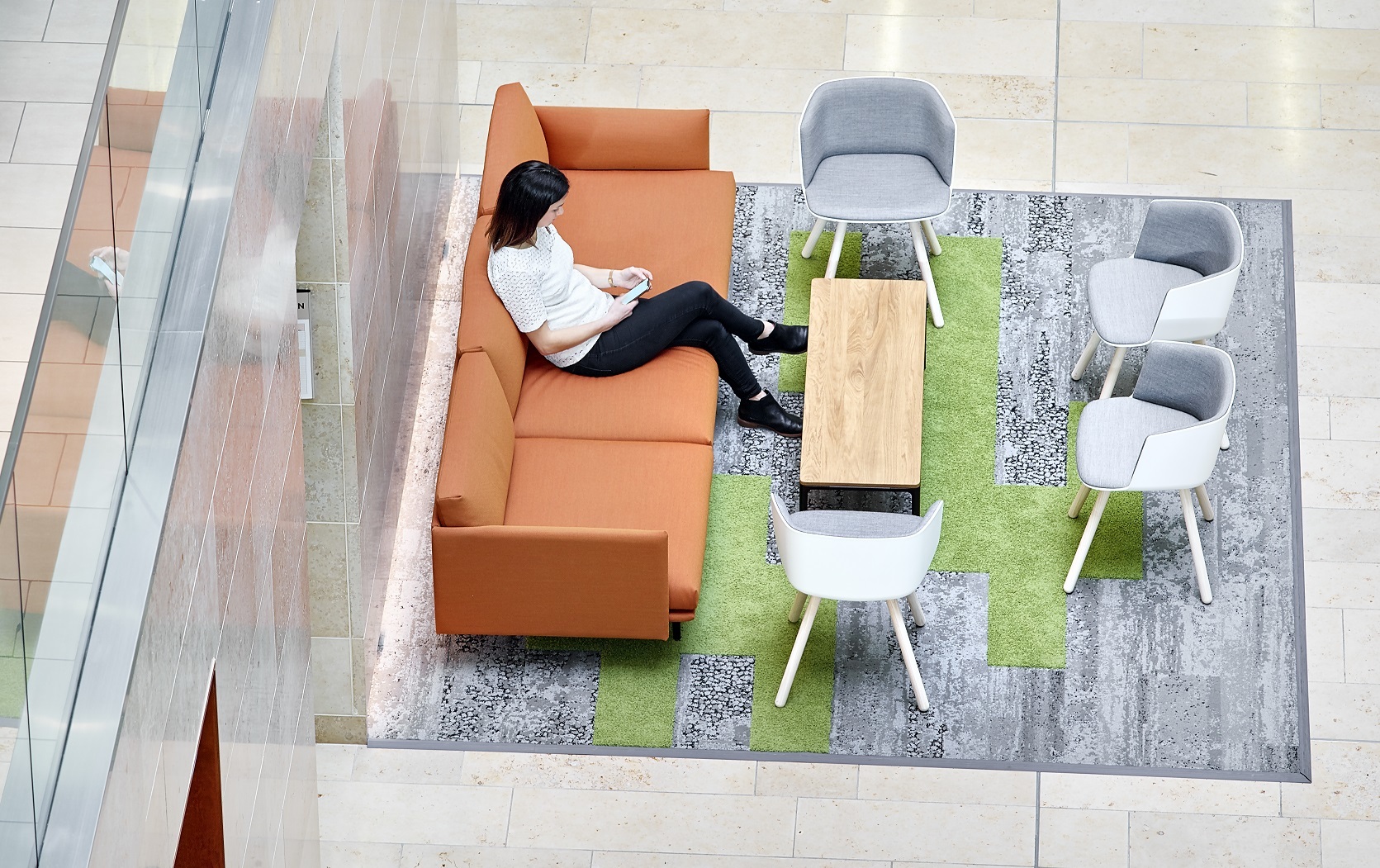 Reception space commercial interior design for Atria One,… | Form